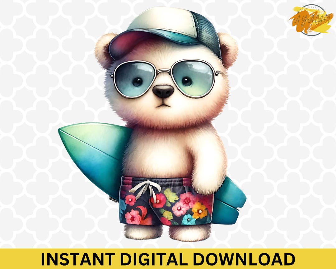 Funny Bear PNG Sublimation Digital Download, Snarky Digital Design ...