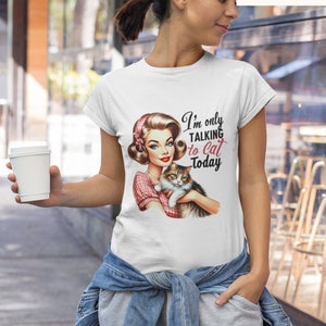 Retro Cat Lady PNG: Funny Sarcastic Women Quote (digital Download) - Etsy