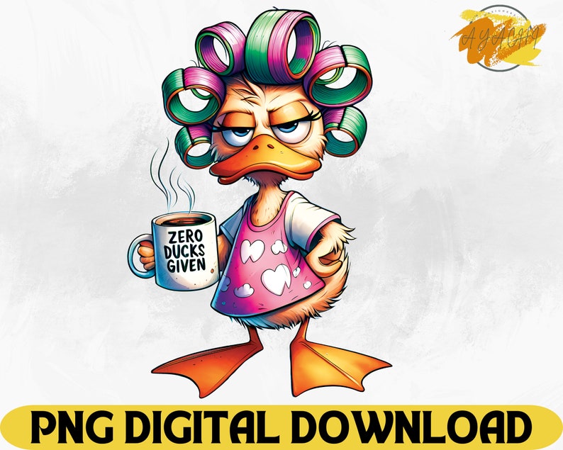 Zero Ducks Given PNG: Sarcastic Duck Clipart (digital Download) - Etsy