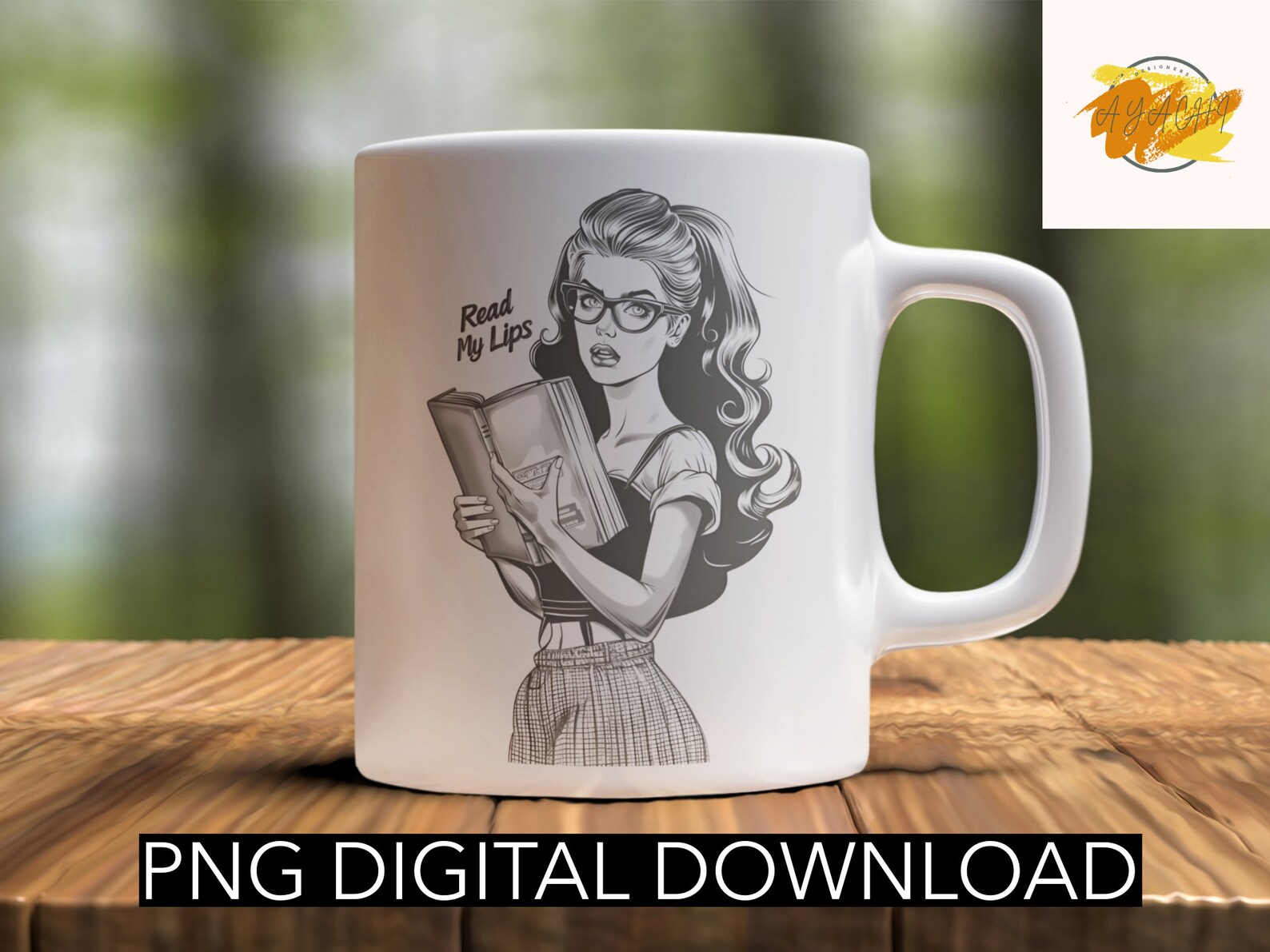 Read My Lips PNG: Strong Woman Sublimation Design (digital Download) - Etsy