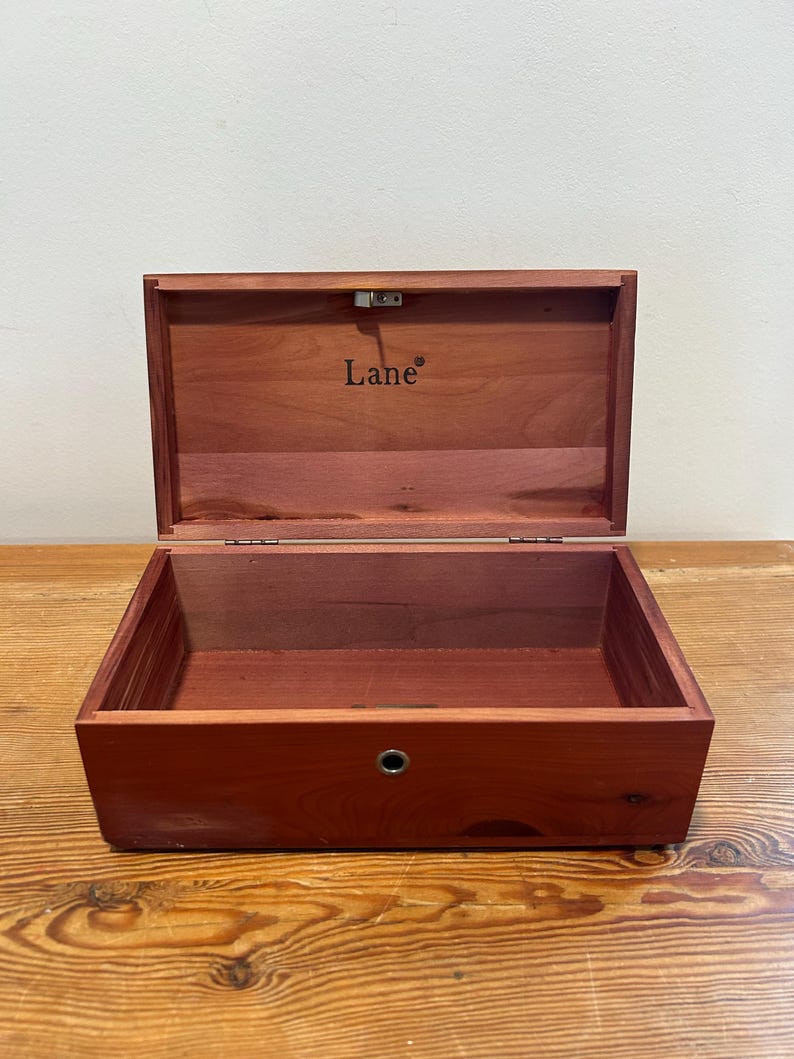 Vintage Miniature Lane Cedar Box, Decorative / Jewelry Box - Etsy