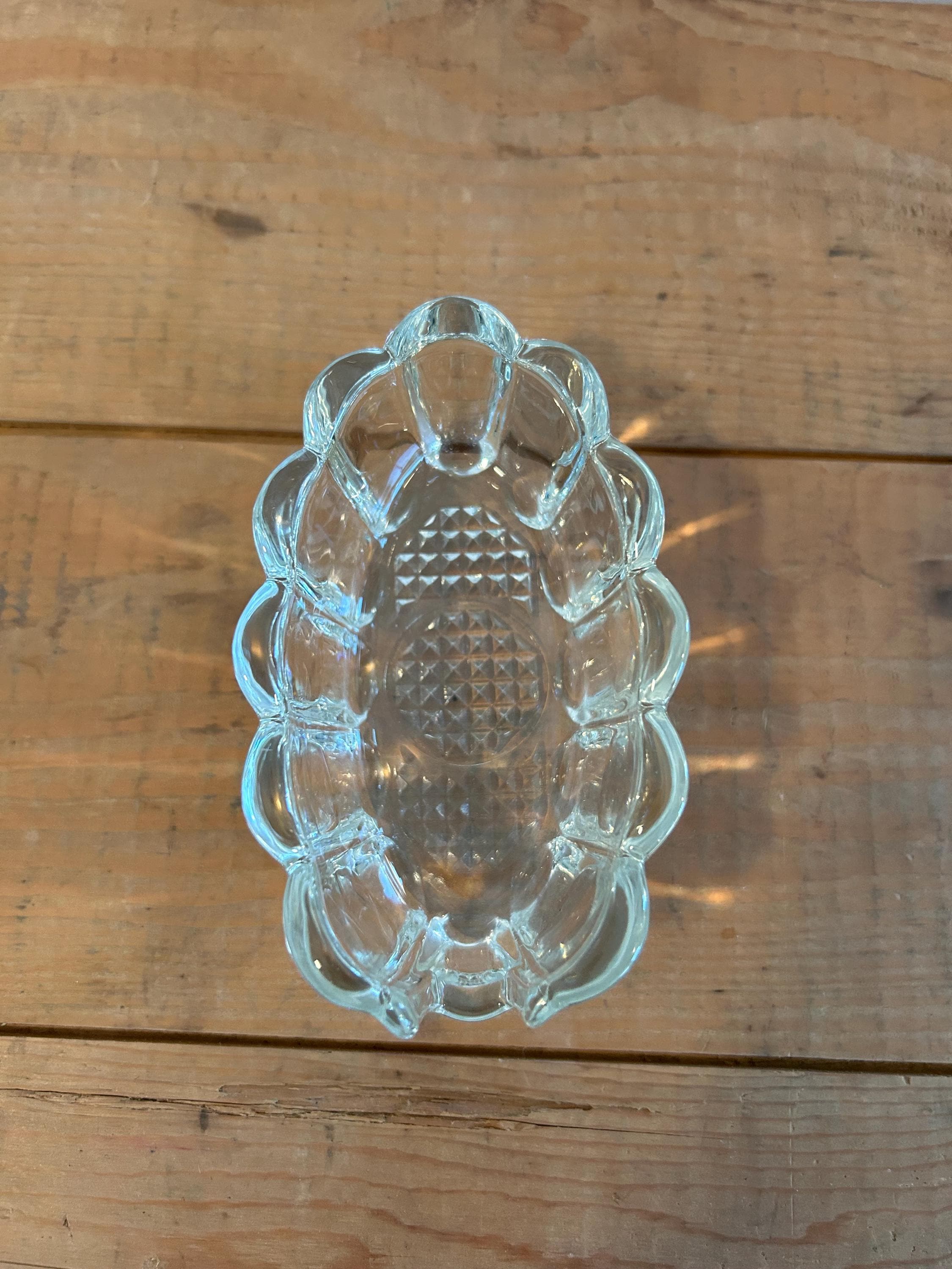 Vintage Princess House Crystal Spoon Rest - Etsy