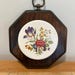1960's Handcrafted Jerry Schultz Floral Ceramic Tiles / Plaques on Pine ...