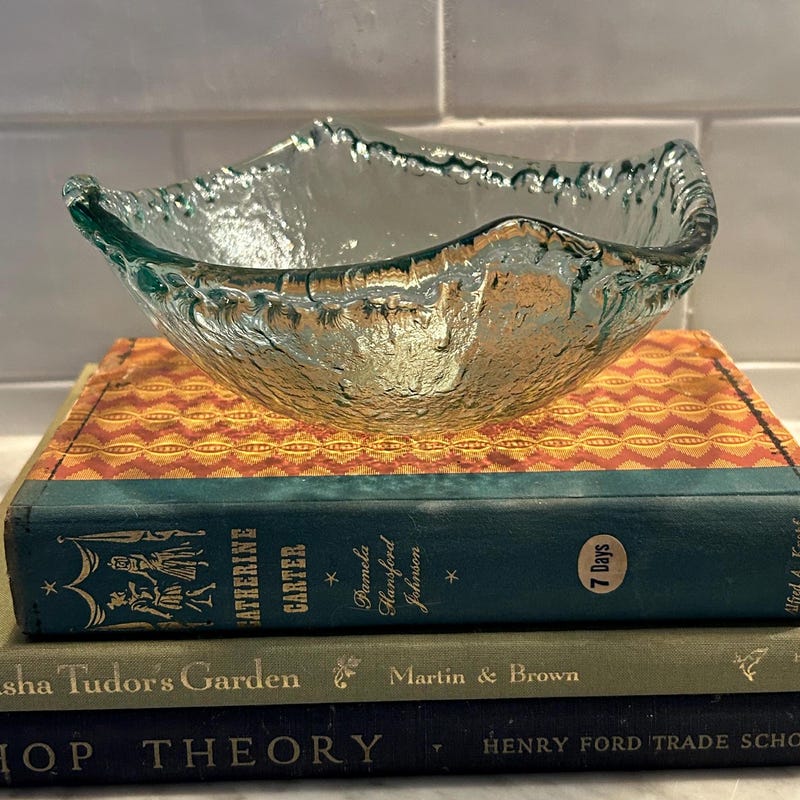 Recycled Glass Bowl - Etsy