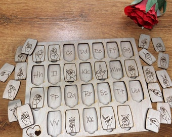 ASL Alphabet Educational Puzzle - Etsy