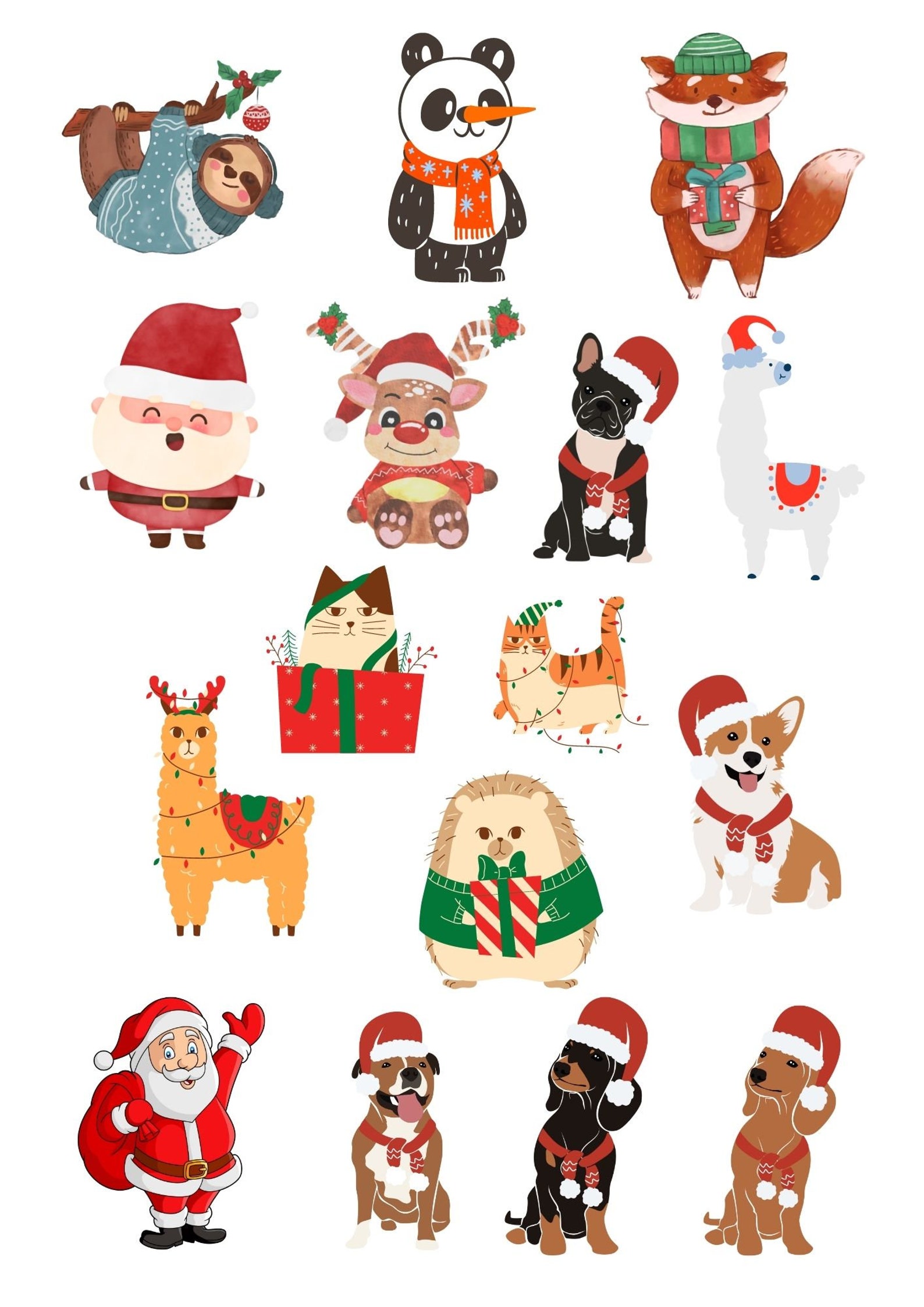 Printable Australian Christmas Activity Set Children's - Etsy