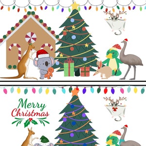 Printable Australian Christmas Activity Set Children's - Etsy