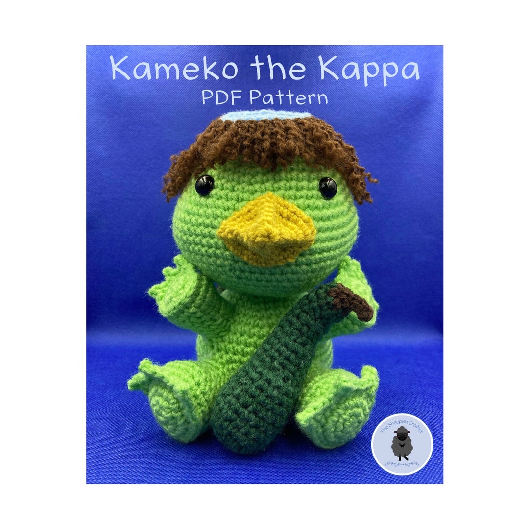 Kameko the Kappa Crochet Pattern - Etsy