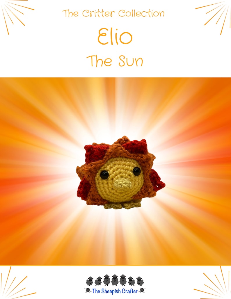 Elio the Sun - Crochet Pattern - Etsy