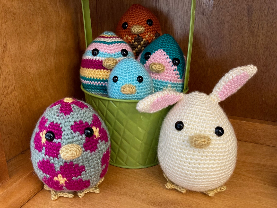 Flower Power Eggy - Crochet Pattern - Etsy