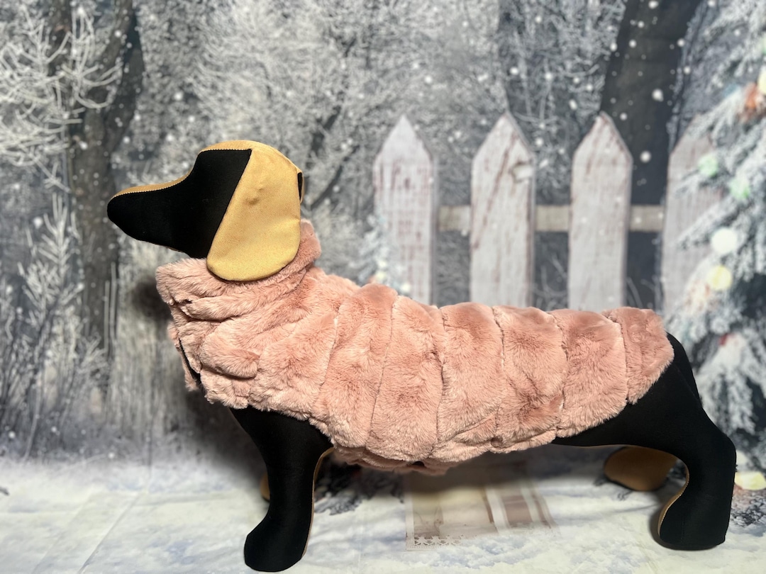 Pink Faux Fur Coat for Dogs - Etsy