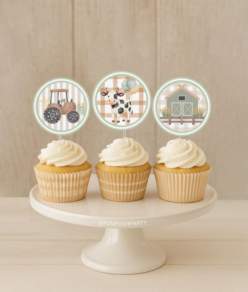Farm Smash Cake Topper | Barnyard Birthday Party Decorations ...