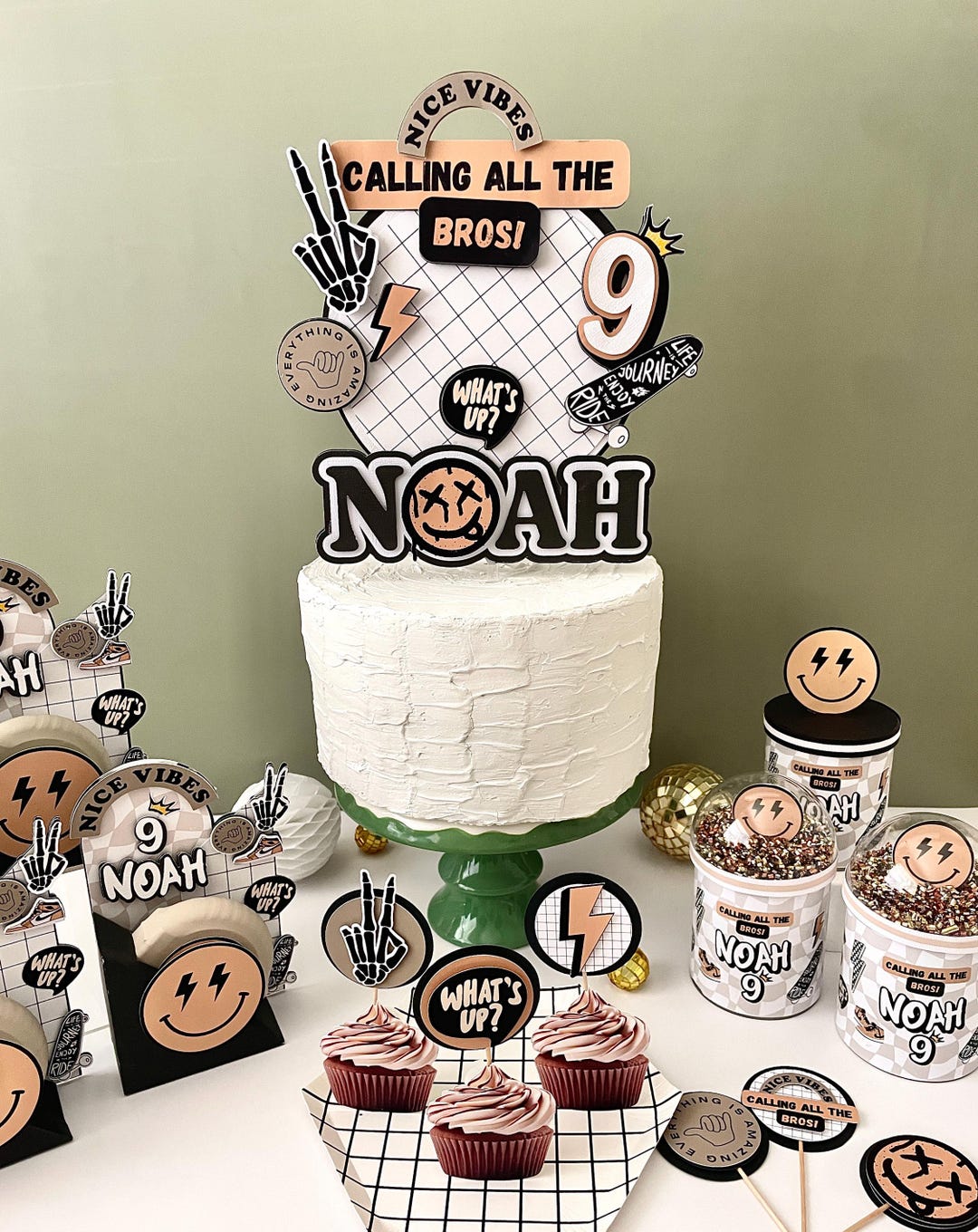 Birthday Boy Cake Topper Teenager Party Decor Cake Topper Big Boy ...