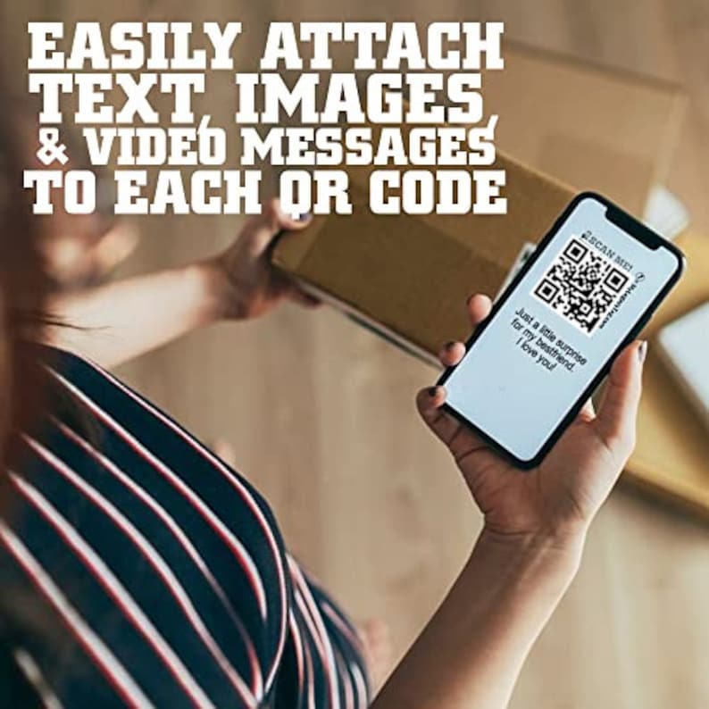 Smack Tags QR Code Stickers 80 Unique Smart QR Code Labels Easy to Use ...