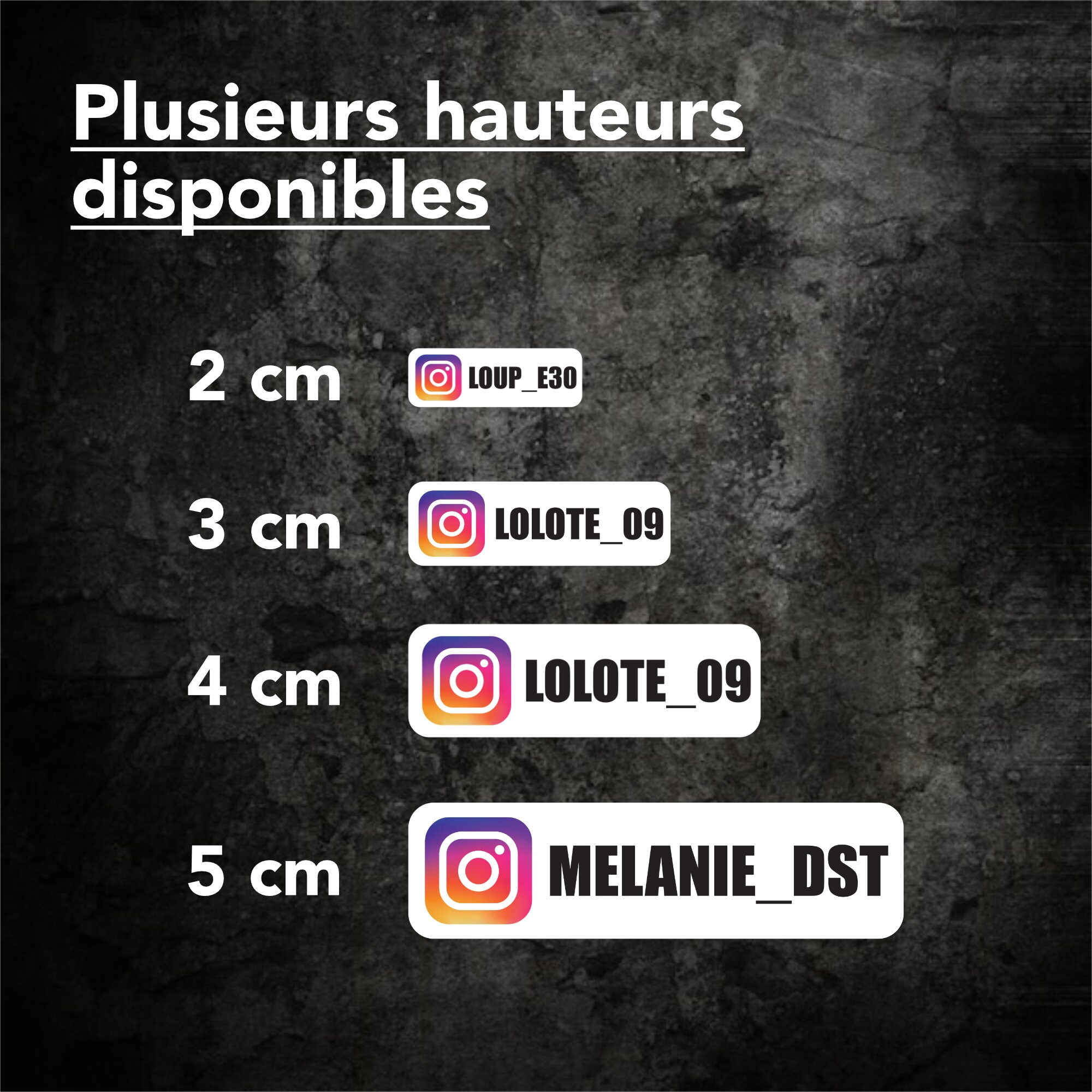 Custom Instagram Sticker - Etsy