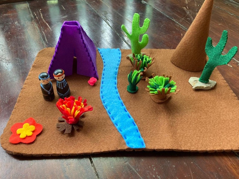 Felt Playmat Landscape Waldorf - Etsy