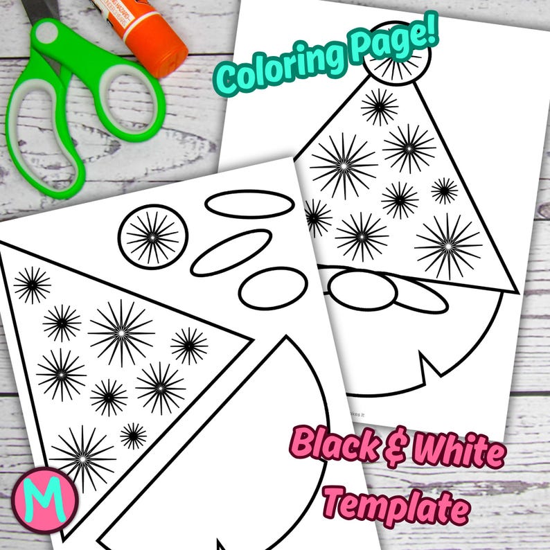 Winter Gnome Paper Craft Template: Printable Cut & Glue Activity for ...