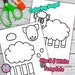 Sheep Craft Template, Kids Cut and Glue Craft, Preschool Activity, Farm ...
