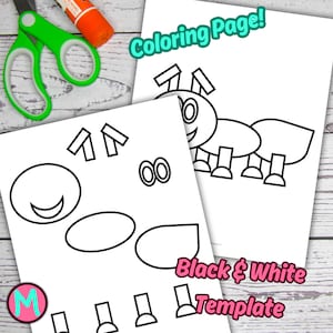 Ant Craft Template: Printable Cut and Glue Activity (PDF) - Etsy