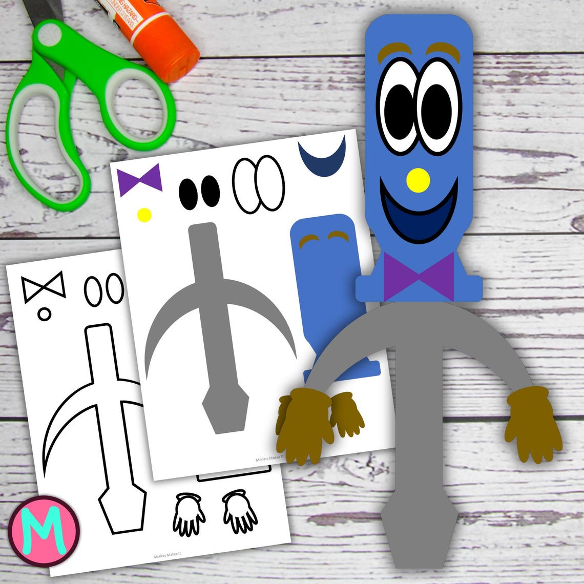 Screwdriver Craft Template for Kids in Preschool, Kindergarten Paper ...