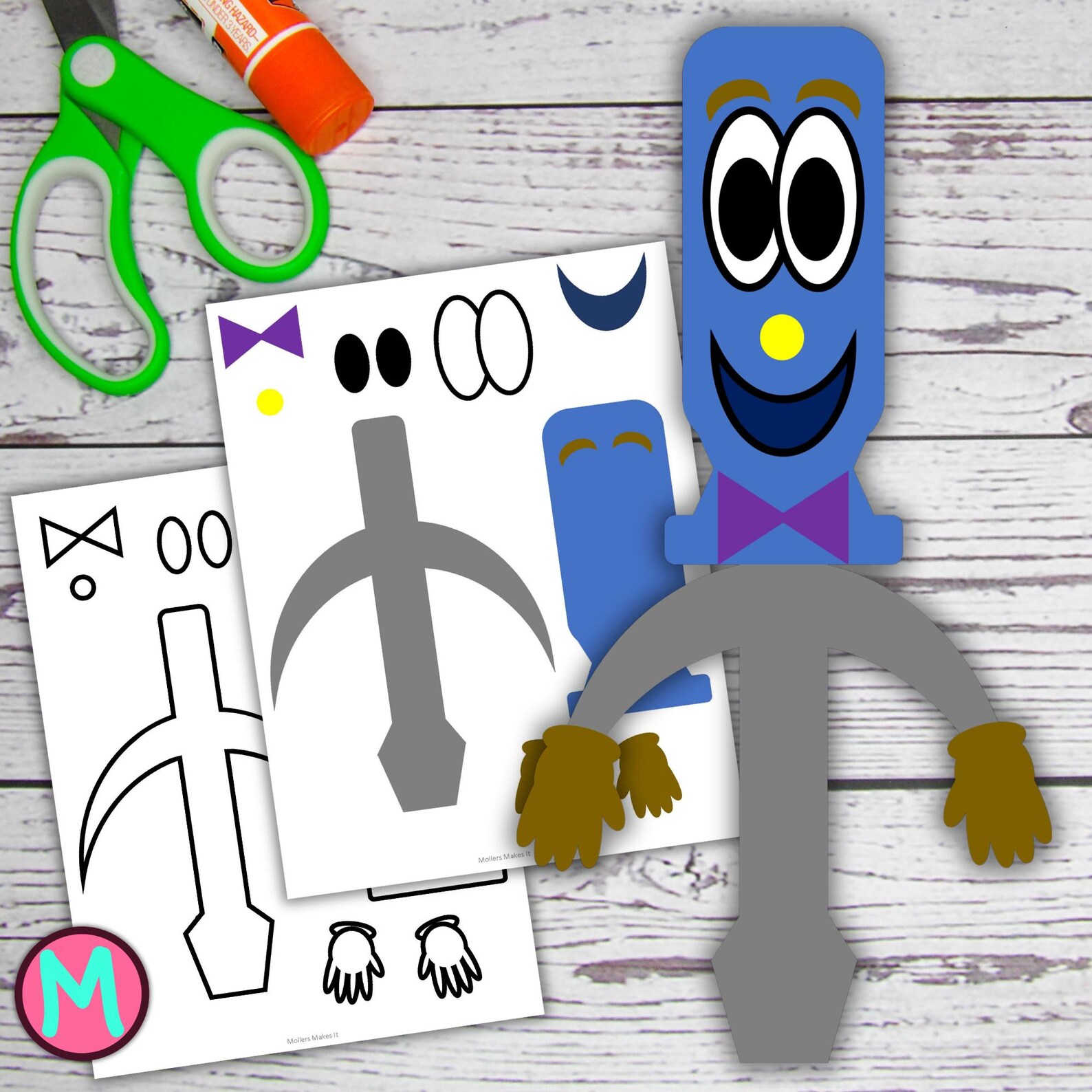 Screwdriver Craft Template for Kids in Preschool, Kindergarten Paper ...