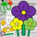 Spring Flowers Craft Template for Preschool, Simple Toddler Craft, 8 ...