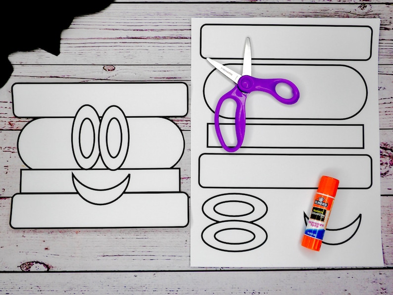 Smore Craft Template for Toddler, Preschoolers, & Kindergartners, Cut ...