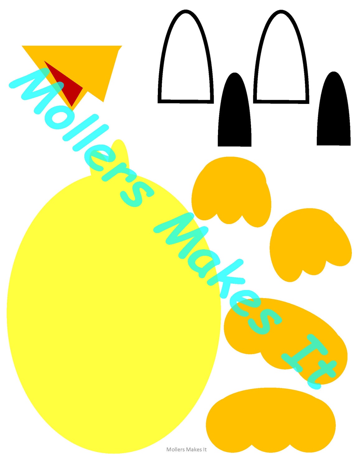 Easter Craft Template Bundle for Kids, Cut and Glue Crafts for ...