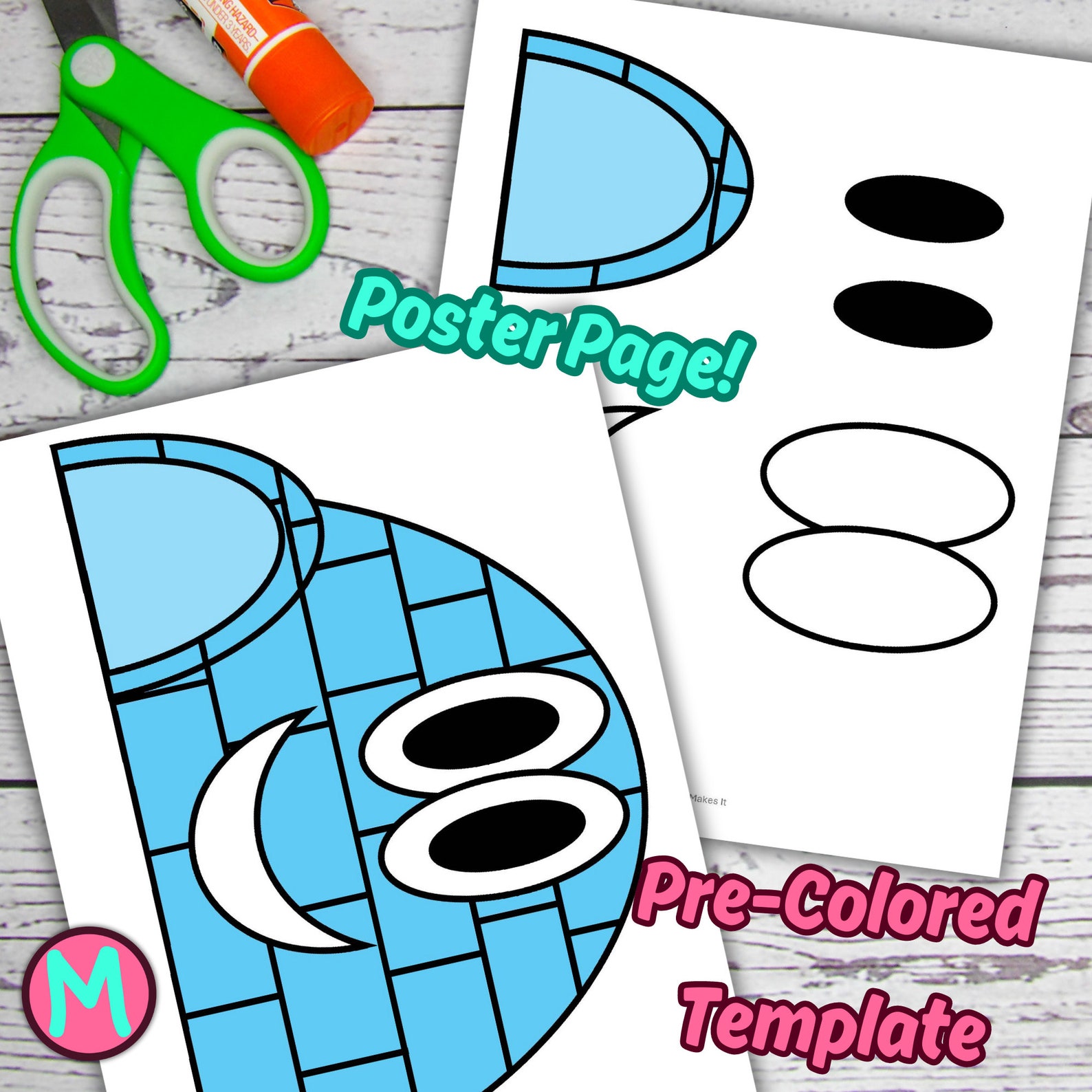 Igloo Craft Template: Winter Cut & Glue Activity (PDF) - Etsy