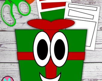 Christmas Tree Craft Template: Cut and Glue Activity (PDF) - Etsy
