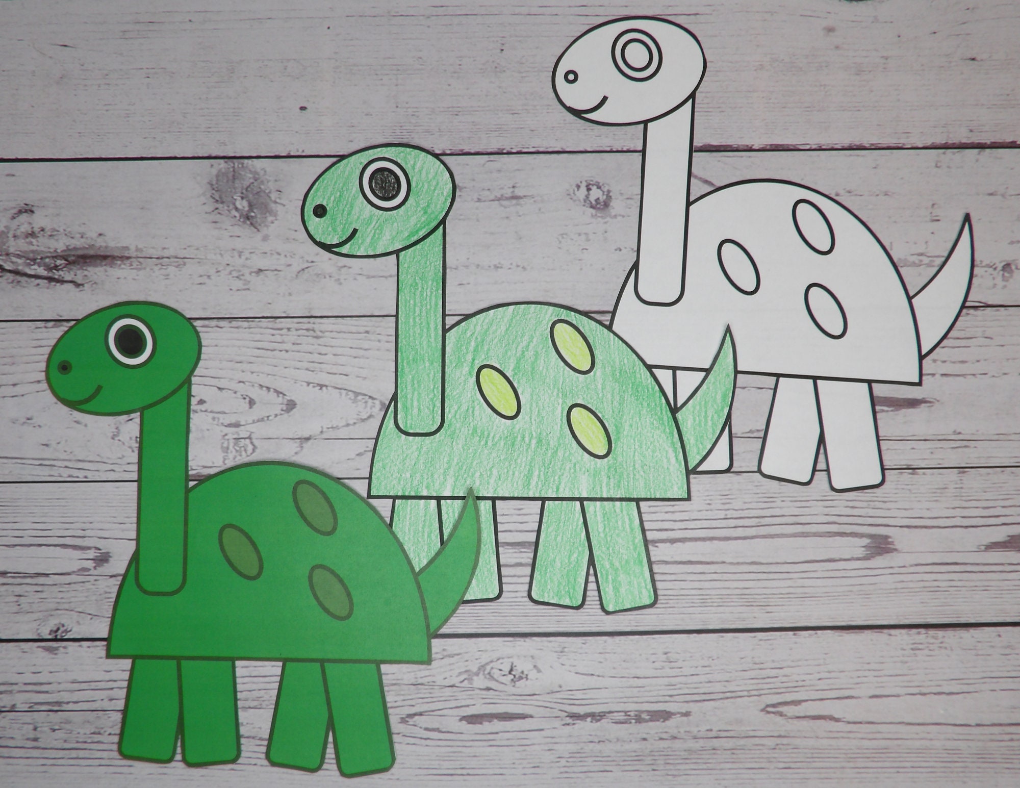 Brontosaurus Craft Template: Printable Dinosaur Activity (PDF Download ...