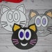 Cat Face Craft Template, Halloween Cut and Glue Paper Craft for Kids ...