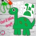 Brontosaurus Craft Template: Printable Dinosaur Activity (PDF Download ...