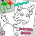 Red Nosed Reindeer Craft Template: Cut & Glue Printable (PDF) - Etsy