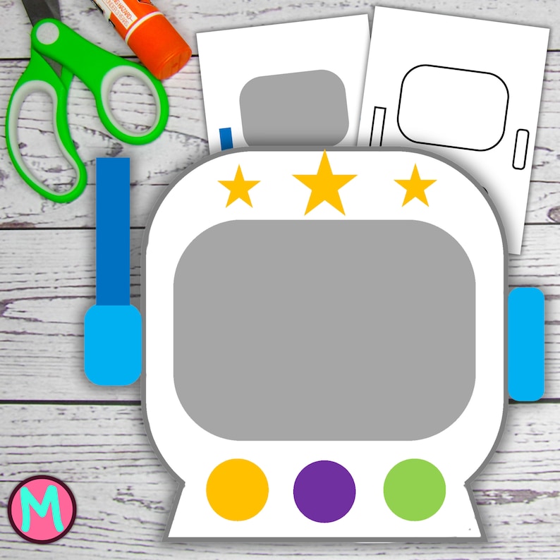 Space Helmet Craft Template: Kids Printable Activity (PDF) - Etsy