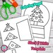 Christmas Tree Snow Globe Craft Template: Cut & Glue Kids Activity (PDF ...