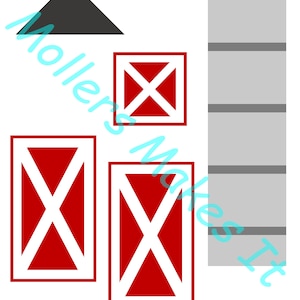 Barn and Silo Craft Template, Cut and Glue Craft for Kids, Preschool ...