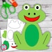 Frog Craft Template: Cut & Glue Paper Craft (PDF) - Etsy