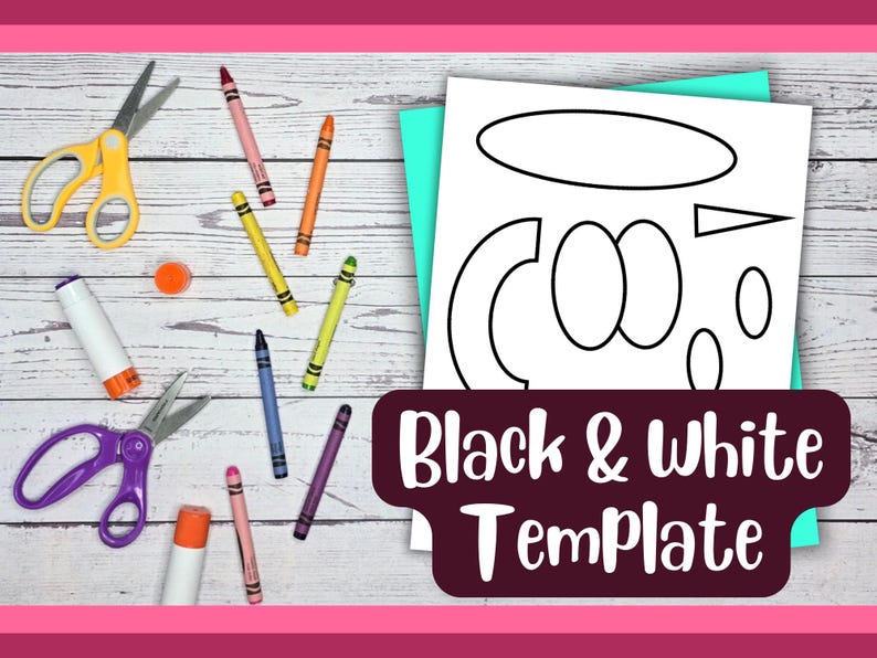 Name Hot Cocoa Craft Template, Printable Cut and Glue Paper Craft for ...