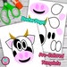 Cow Craft Template for Preschool, Kindergarten, Elementary and ...
