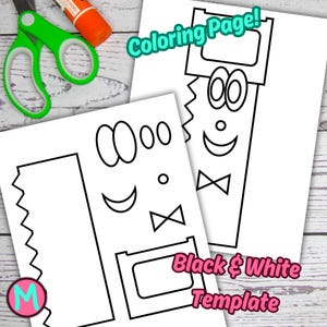 Saw Tool Craft Template for Kids, Preschool, Kindergarten, Elementary ...