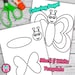 Butterfly Craft Template: Toddler Cut & Glue Activity (PDF) - Etsy