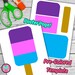 Popsicle Craft Template, Printable Cut and Glue Paper Craft for Kids - Etsy