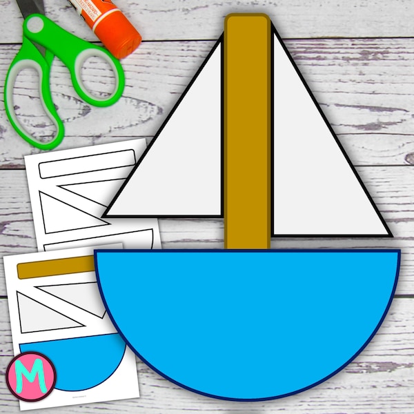 Toy Sailboat - Etsy