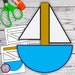 Sailboat Craft Template: Printable Cut & Glue Paper Craft Activity for ...