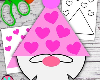 Valentine Caterpillar Craft Template: Printable Cut & Glue Activity ...