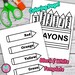 Build Your Own Box of Crayons Craft Template, Printable DIY School ...