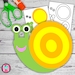 Snail Craft Template for Kids, Build a Snail Craft Template, Preschool ...