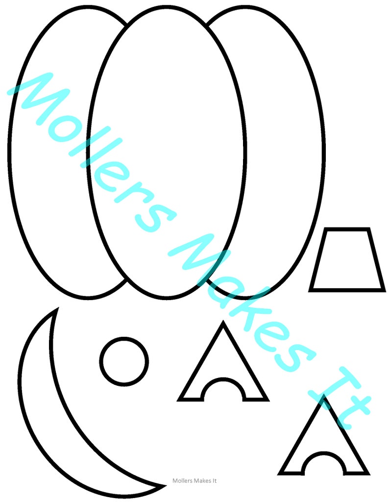 Jack-o-lantern Craft Template for Kids, Preschool, Kindergarten ...