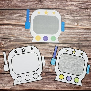 Space Helmet Craft Template: Printable Cut and Glue Paper Craft for ...